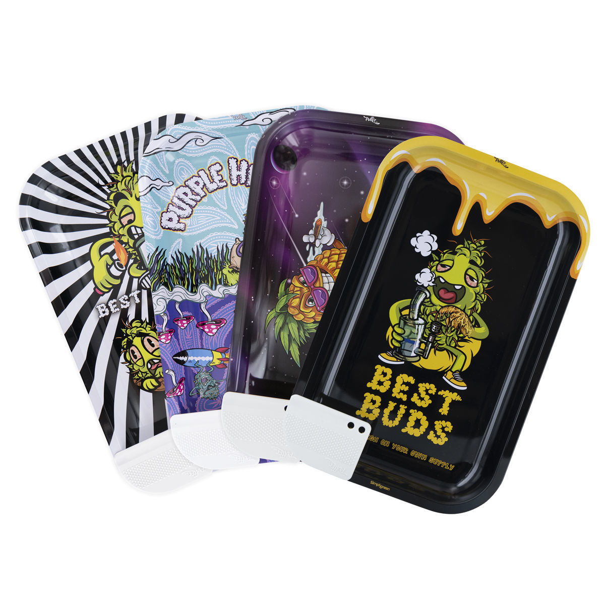 Best Buds Tray Groot | Cannabis Rolling Trays - Zamnesia